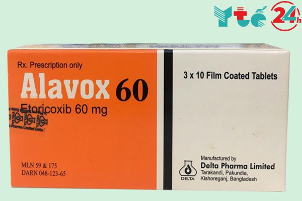 Thuốc Alavox 60mg, 90mg là thuốc gì? Tác dụng, Liều dùng, Giá bán